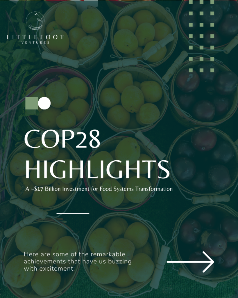 COP28 Food Systems Transformation: Key Highlights and Insights for Sustainable Future ...
